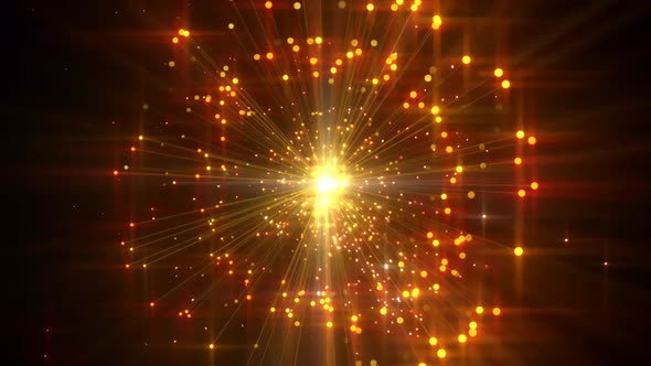 Golden Firework Overlay Motion Loop Background, Motion Graphics | VideoHive