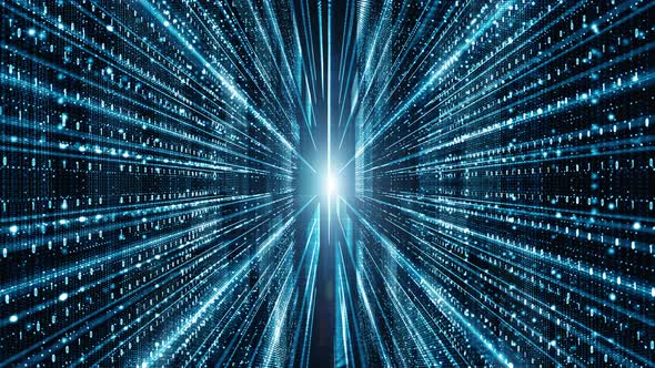 Digital Matrix Particles Flow, Motion Graphics | VideoHive