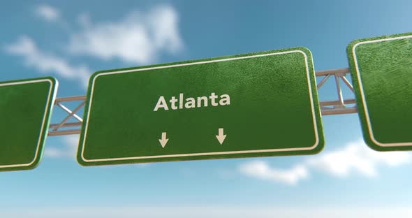 Atlanta Sign - 4K, Motion Graphics | VideoHive
