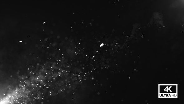 Flying White Smoke Particles Embers Video Footage 4k Background V5 ...