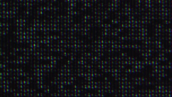 Old Vintage Television Screen Closeup, Stock Footage | VideoHive