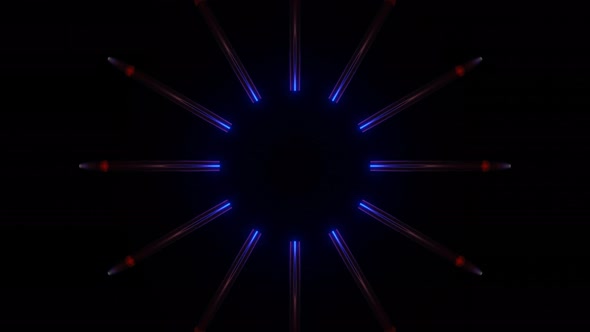 Blue Purple Strobe Trippy Pattern Animation Visual 3D Mandala Spiritual ...