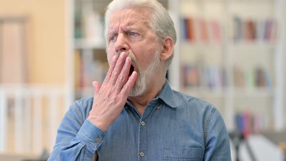 Yawning Old Man , Stock Footage | VideoHive
