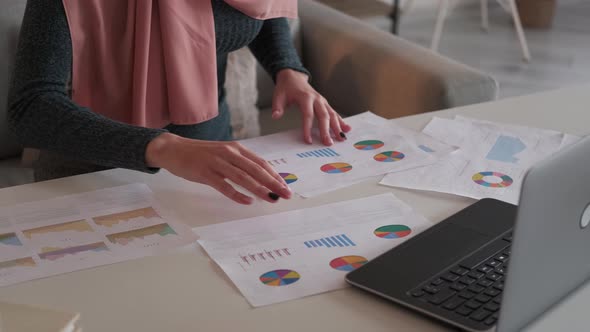 Financial Data Research Business Analytics Woman, Stock Footage | VideoHive
