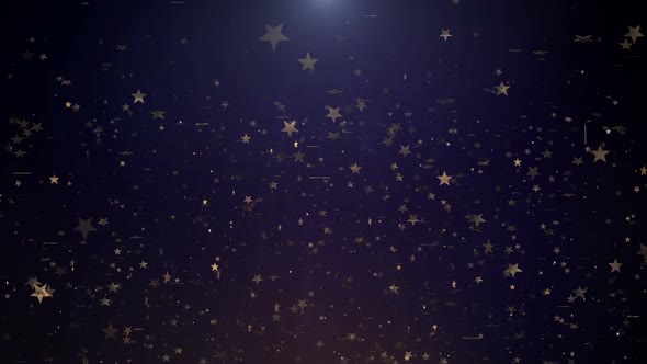 Gold Stars 4k, Motion Graphics | VideoHive