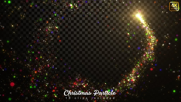 Christmas Particles, Motion Graphics | VideoHive