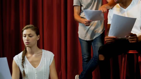 Actors practicing their script 4k, Stock Footage | VideoHive