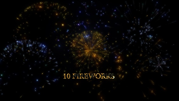 10 Fireworks, Motion Graphics | VideoHive