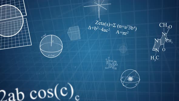 Scientific Blueprint Iconography, Motion Graphics | VideoHive
