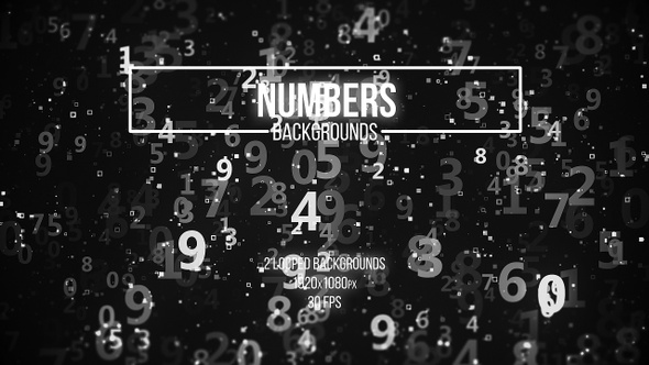 Numbers, Motion Graphics | VideoHive