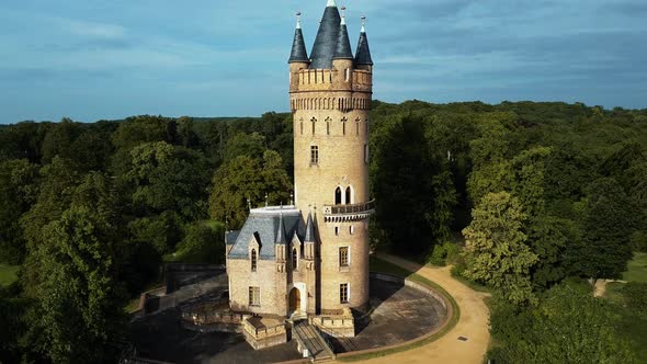 View of Flatow Tower, Stock Footage | VideoHive