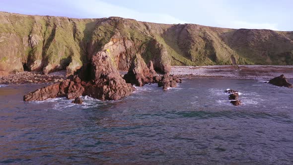 Aerial View of the Skyline of Dungloe in County Donegal - Ireland ...