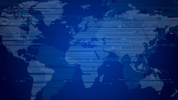 World Map News Background, Motion Graphics | VideoHive