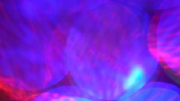 Moving bokeh lights pink abstract slow motion animation., Stock Footage