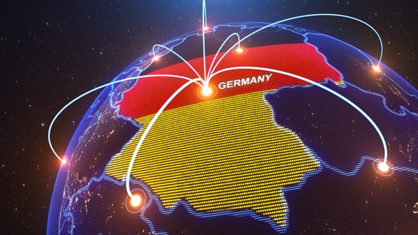 Germany Map Animation, Motion Graphics | VideoHive
