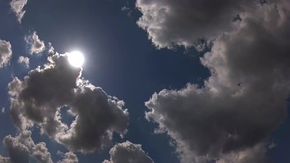 Sun And Boiling Clouds, Stock Footage | VideoHive