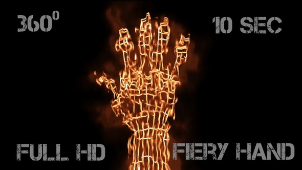 Fiery Hand, Motion Graphics | VideoHive