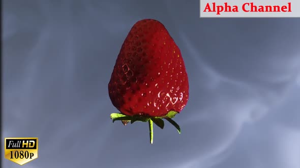 Rotating Strawberry footage with alpha channel, Motion Graphics | VideoHive