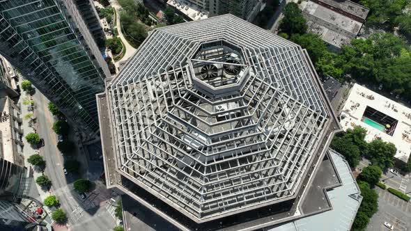 Aerial reveal of high-rises in Atlanta, Stock Footage | VideoHive