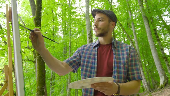 Drawing a picture., Stock Footage | VideoHive