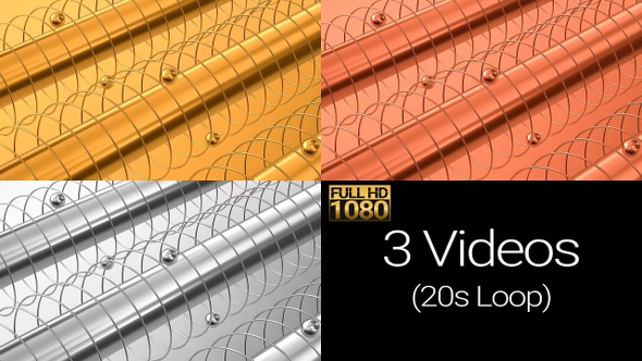 Magnetic Coil Looping Animation Pack, Motion Graphics | VideoHive