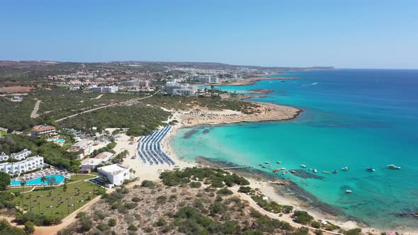 The Landa beach in Cyprus, Stock Footage | VideoHive
