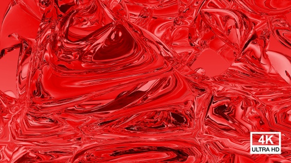 Red Organic Liquid Background 4K, Motion Graphics | VideoHive
