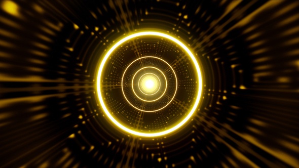 Fast Flickering Yellow Rays on the Dotted Star Vj Background Loop ...