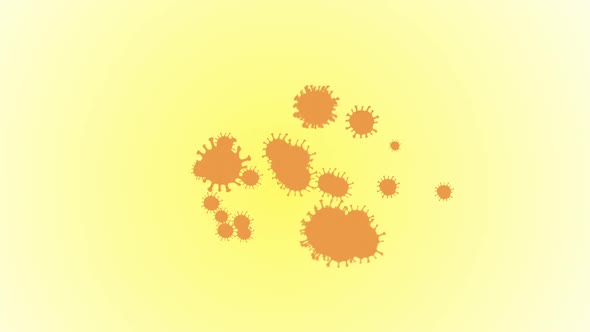 dynamic background with moving viruses, Motion Graphics | VideoHive