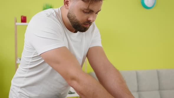 Good Looking Therapist and Masseur Man Doing, Stock Footage | VideoHive