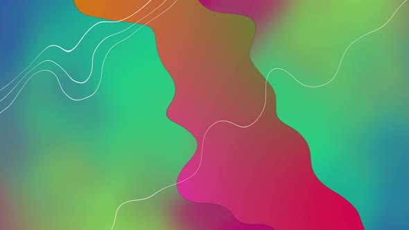 Abstract colorful wavy background, Motion Graphics | VideoHive
