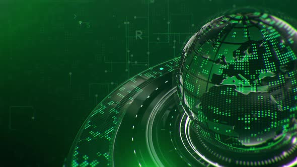 News Digital Tech Broadcast Background 4k Loop, Motion Graphics | VideoHive