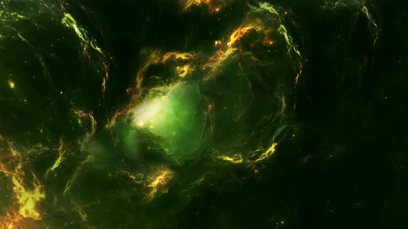 Open space video footage. Space gas clouds. Cosmos neutral animation ...