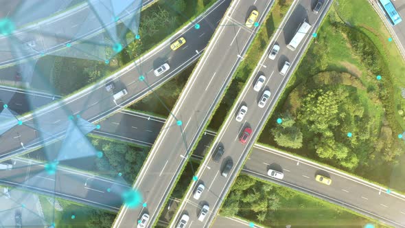 Smart traffic big Data concept, Stock Footage | VideoHive