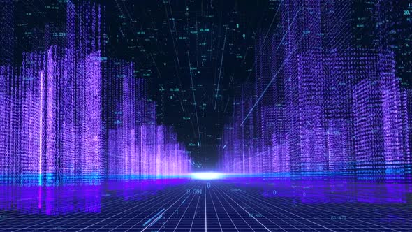 Background Of Virtual Future Technology Smart City by 17635106560 ...