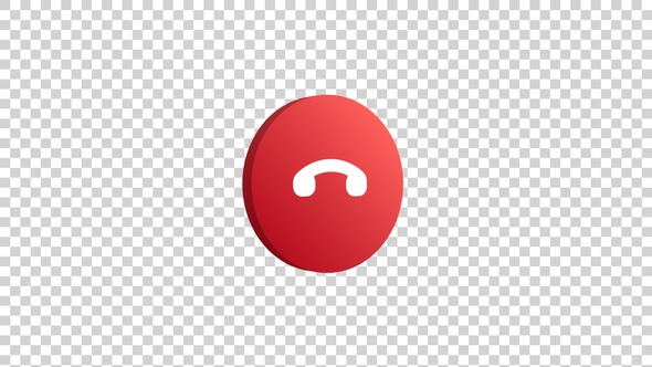 Phone Call End Icon, Motion Graphics | VideoHive