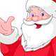 Christmas Santa Pointing, Vectors | GraphicRiver