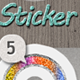 Glitter Sticker Photoshop Actions, Add-ons | GraphicRiver