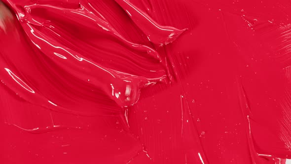 Mixing Red Paint Closeup, Stock Footage | VideoHive