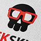 Geek Skull Logo, Logo Templates | GraphicRiver