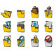 Doodled Folder Icon Collection Set, Vectors | GraphicRiver