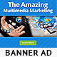 Multimedia Web Banner Design, Web Elements | GraphicRiver