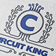 Electronic King Crest Logo, Logo Templates | GraphicRiver