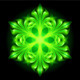 Green Fire Snowflake., Vectors | GraphicRiver
