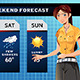 Weather Reporter, Vectors | GraphicRiver