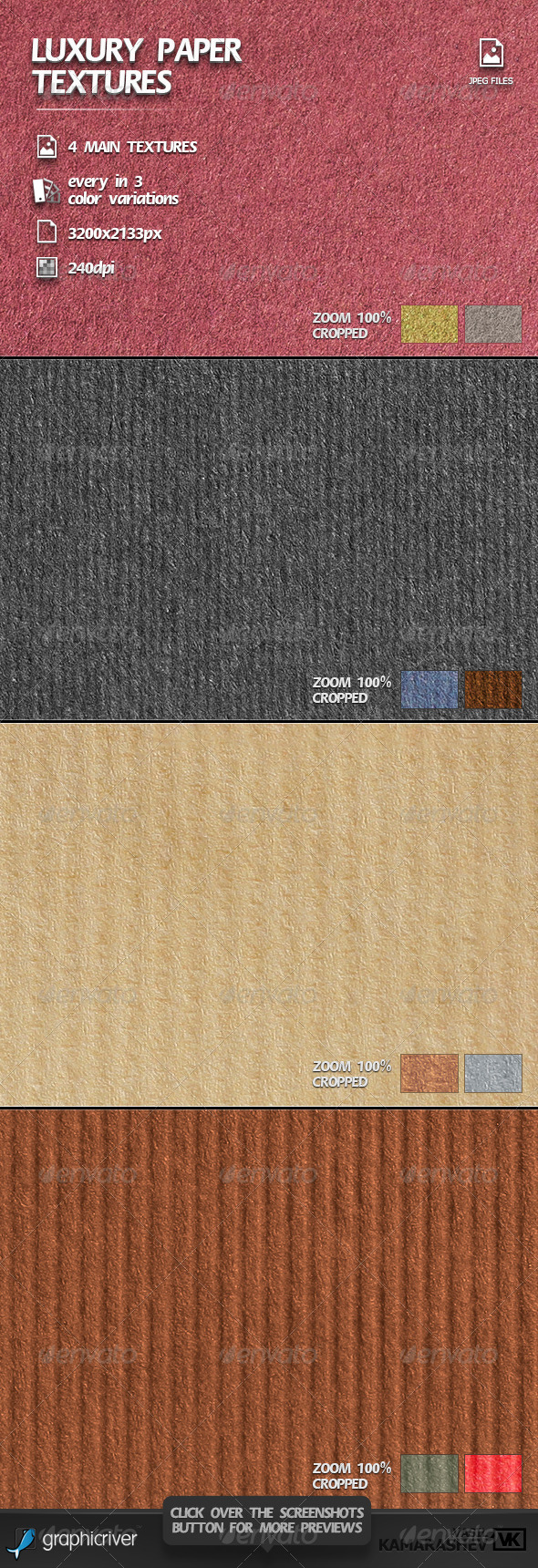 Luxury Paper Textures by kamarashev | GraphicRiver