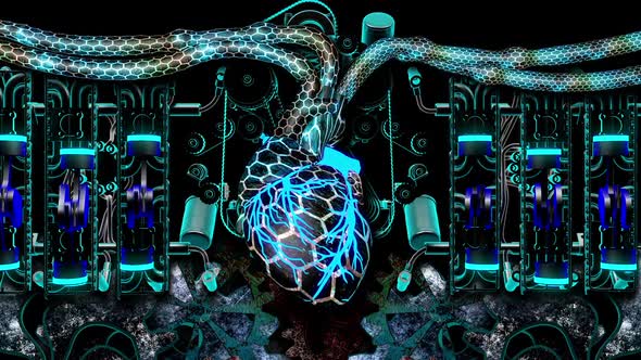 Techno Heart , Motion Graphics | VideoHive