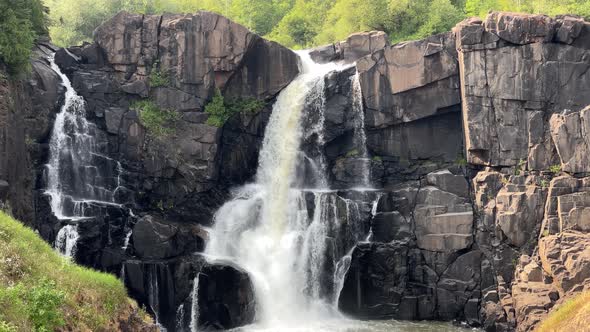 High Falls on the Pigeon River in Minnesota, Stock Footage | VideoHive