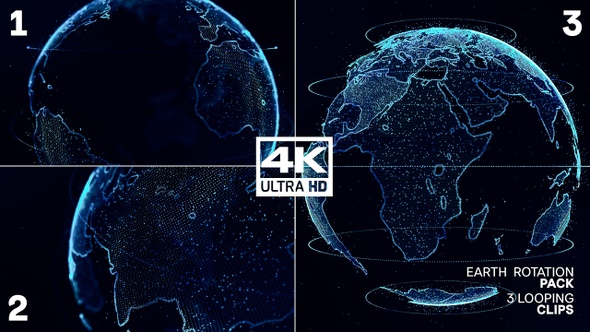 Earth Particles Background, Motion Graphics | VideoHive