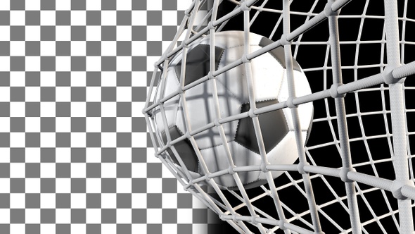Soccer Ball In Net, Motion Graphics | VideoHive